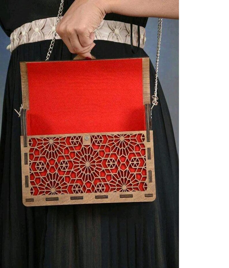 Lasercut Purse Svg,living Hinge Bag Svg,christmas Laser Cut Files ...
