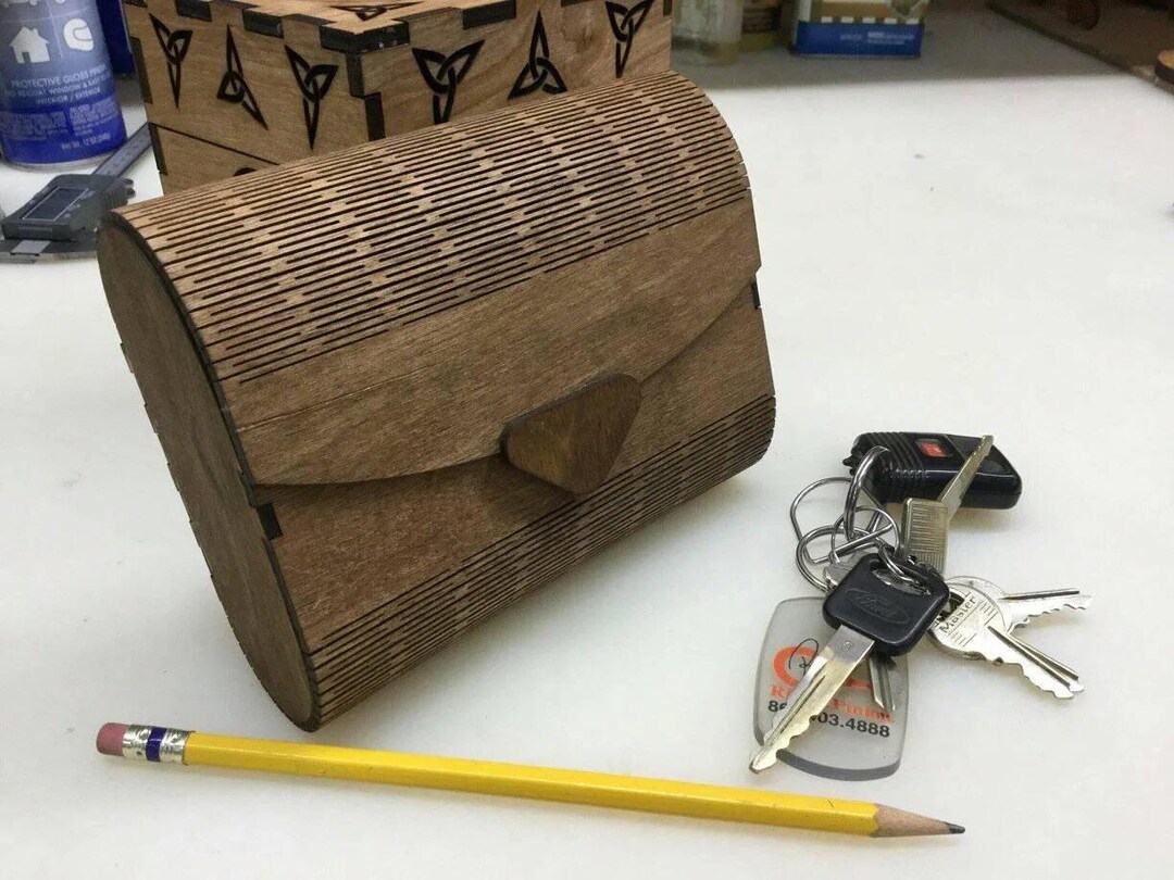 Lasercut Purse Svg,living Hinge Bag Svg,mini Purse,christmas Laser Cut ...