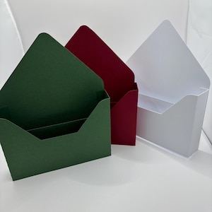 Envelope Pop-up Card Making Kit | Christmas Floral Paper Piecing (set ...