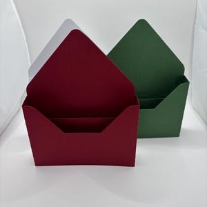 Envelope Pop-up Card Making Kit | Christmas Floral Paper Piecing (set ...