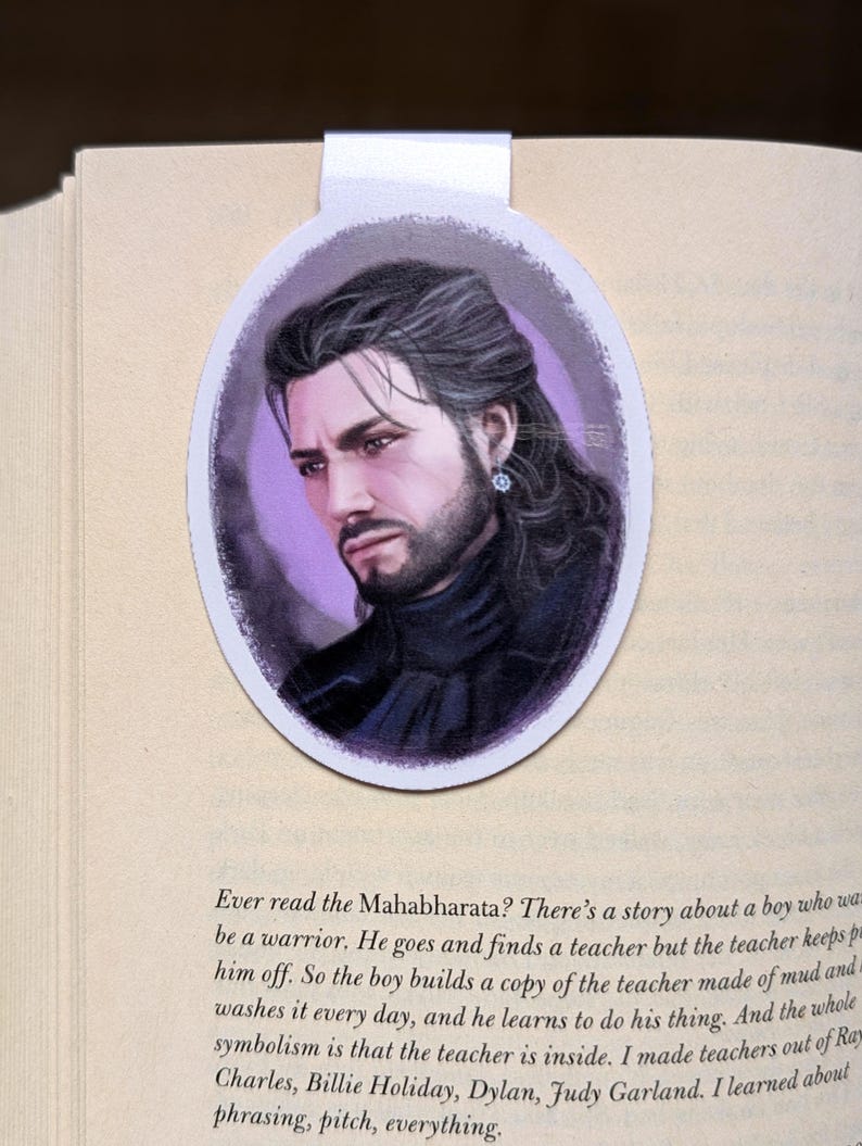 Gale Magnetic Bookmark, Fan Art, Baldur's Gate 3 Drawing, Art Book ...