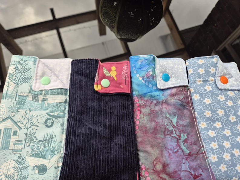 Upcycled Fabric Glasses Case: Funky Bright Colors, Handmade - Etsy