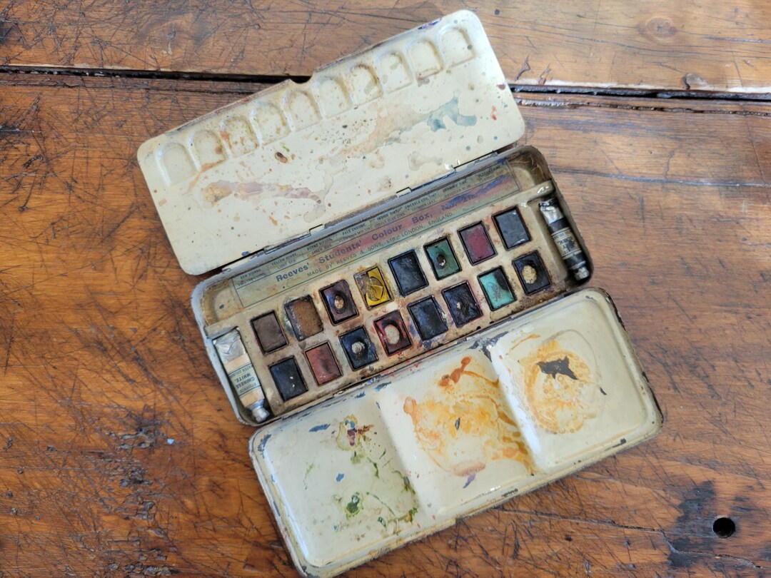 Vintage Reeves Watercolor Palette - Etsy