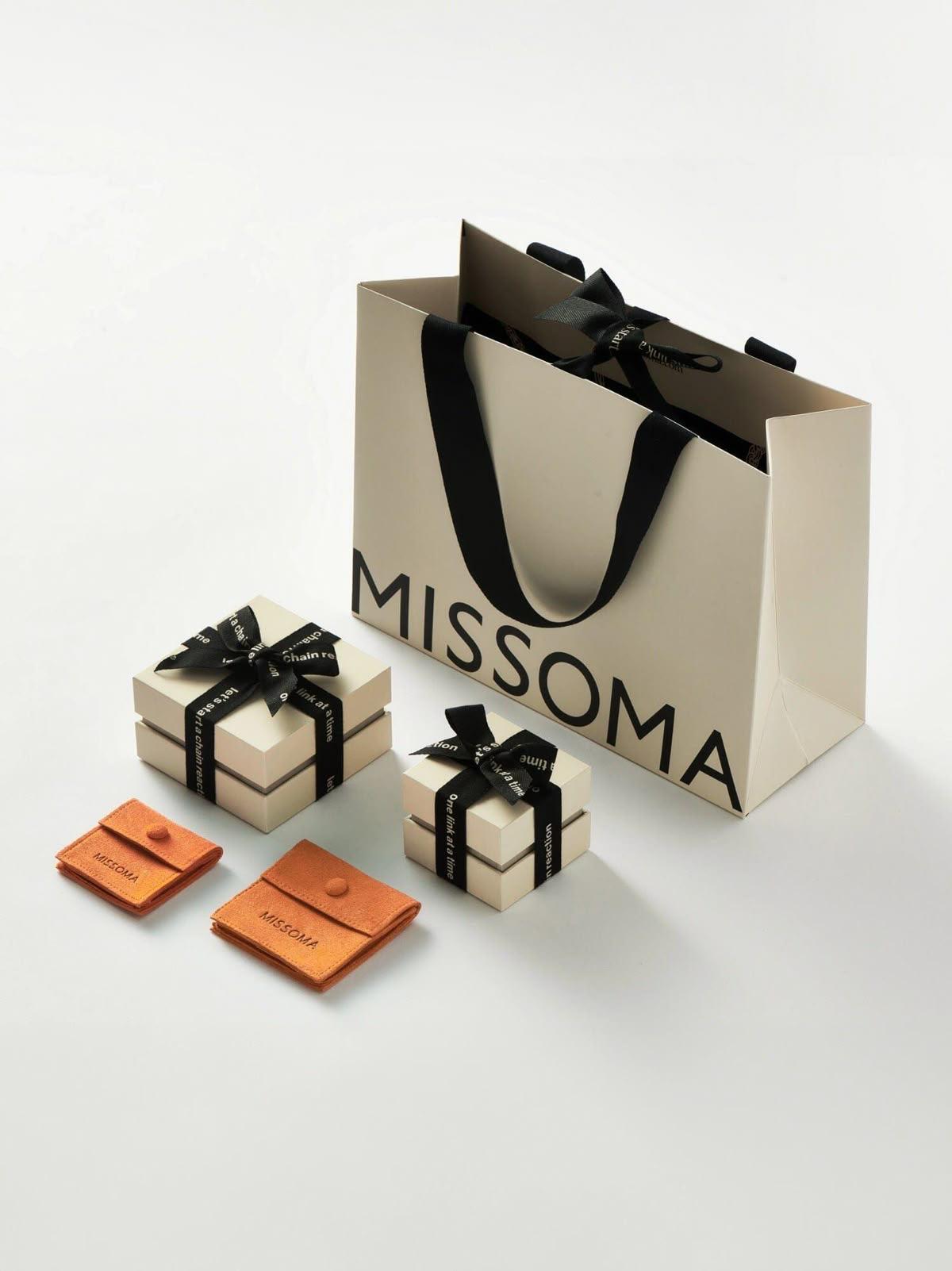 50 Customizable High-end Paper Bags With Satin Ribbon Handles ...