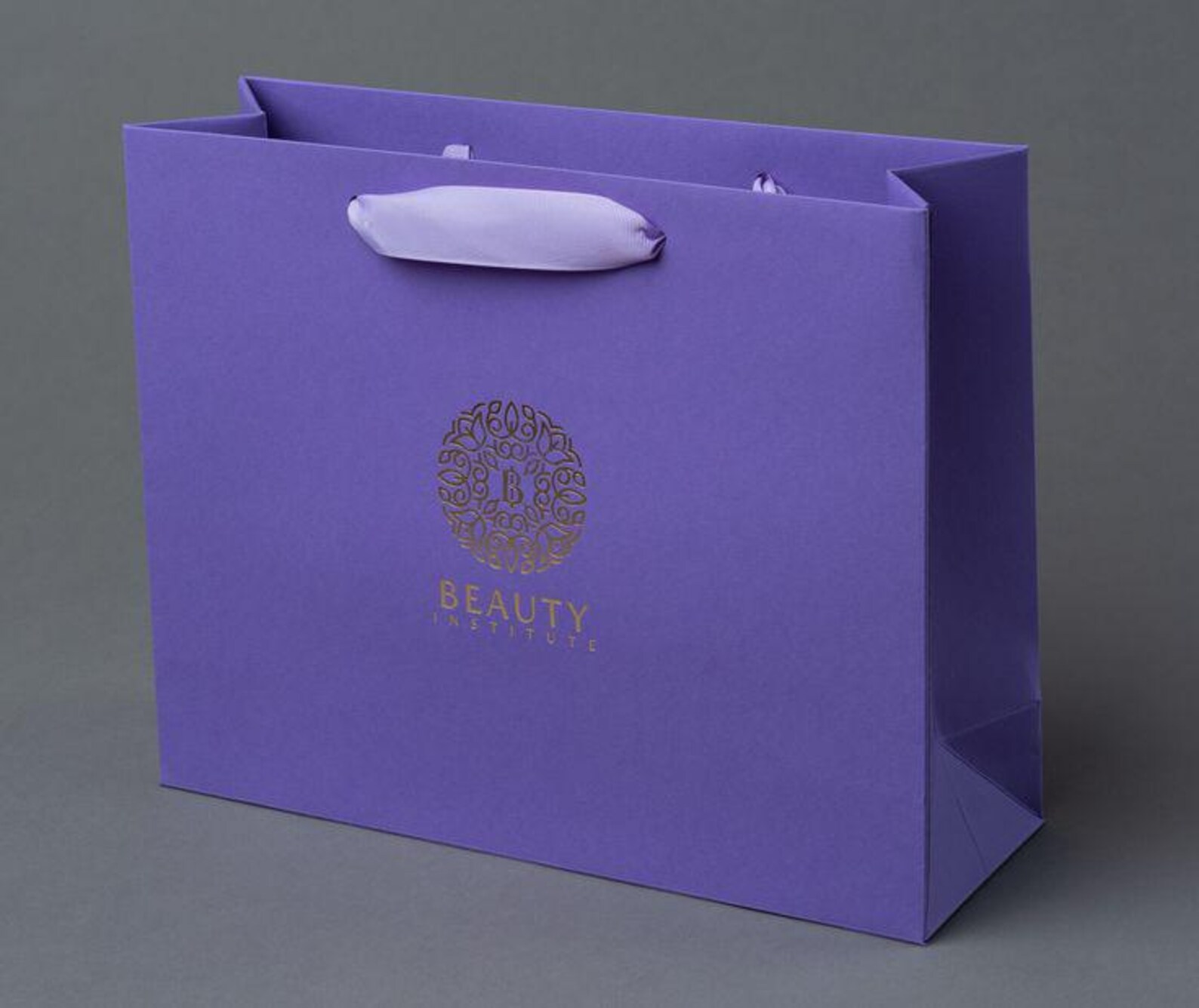 50 Customizable High-end Paper Bags With Satin Ribbon Handles ...