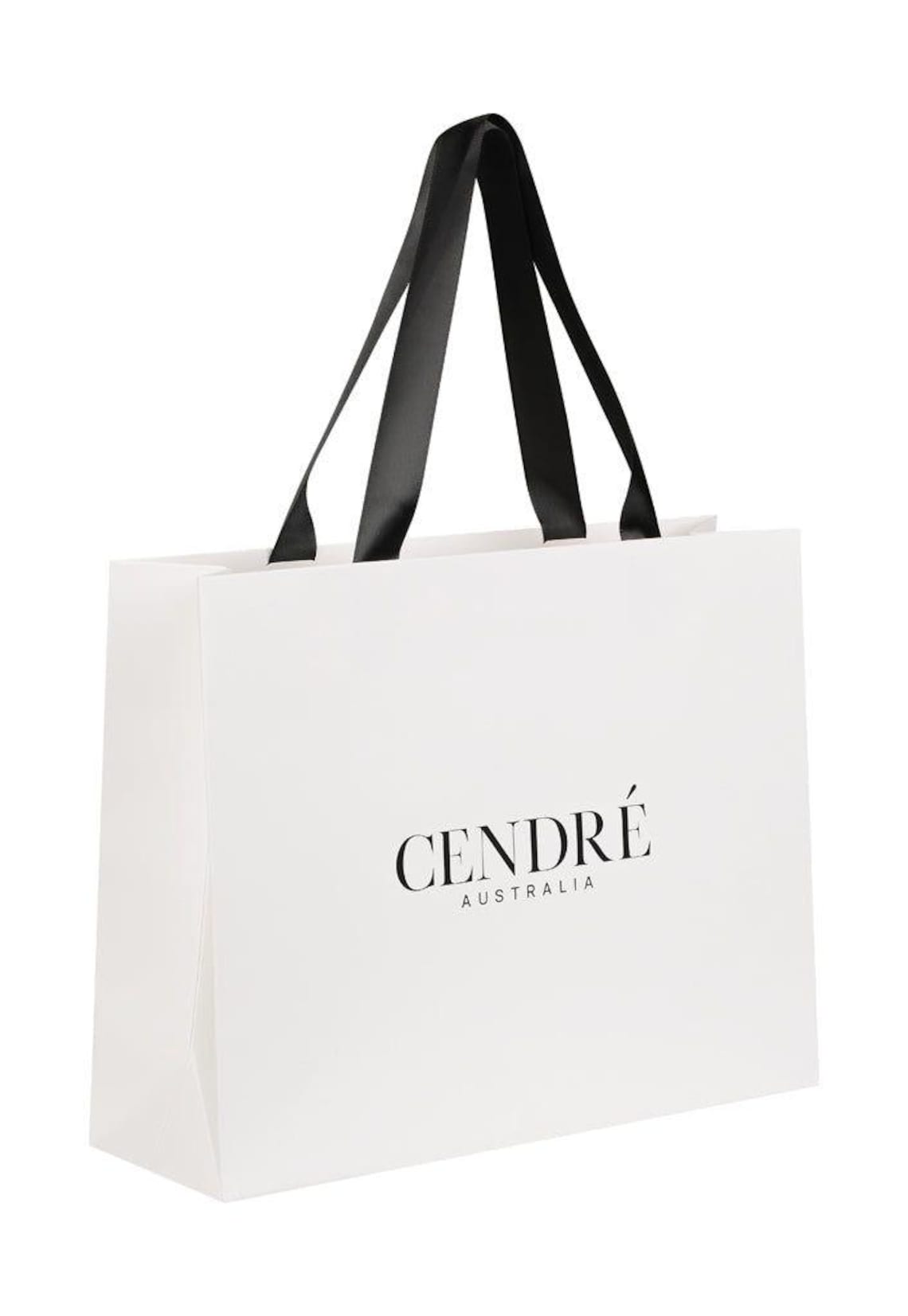 50 Pcs Luxury Custom Paper Bags With Ribbon Handles – Personalized Eco ...