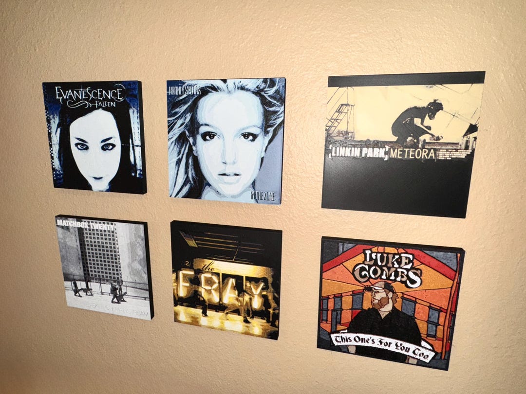 Custom 3D Printed Album Cover Wall Art - Etsy