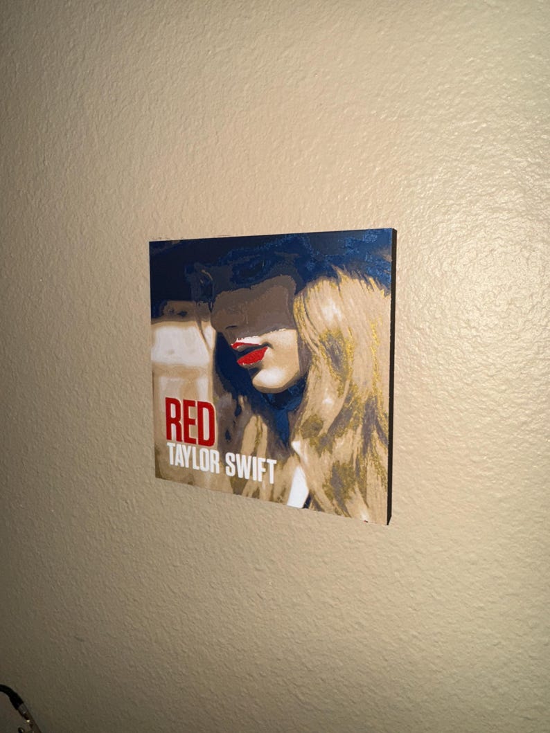 Custom 3D Printed Album Cover Wall Art - Etsy