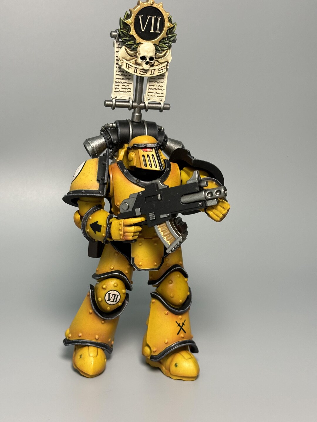 Warhammer 40K Space Marine Figure Mk III Tactical Squad With Banner-1: ...