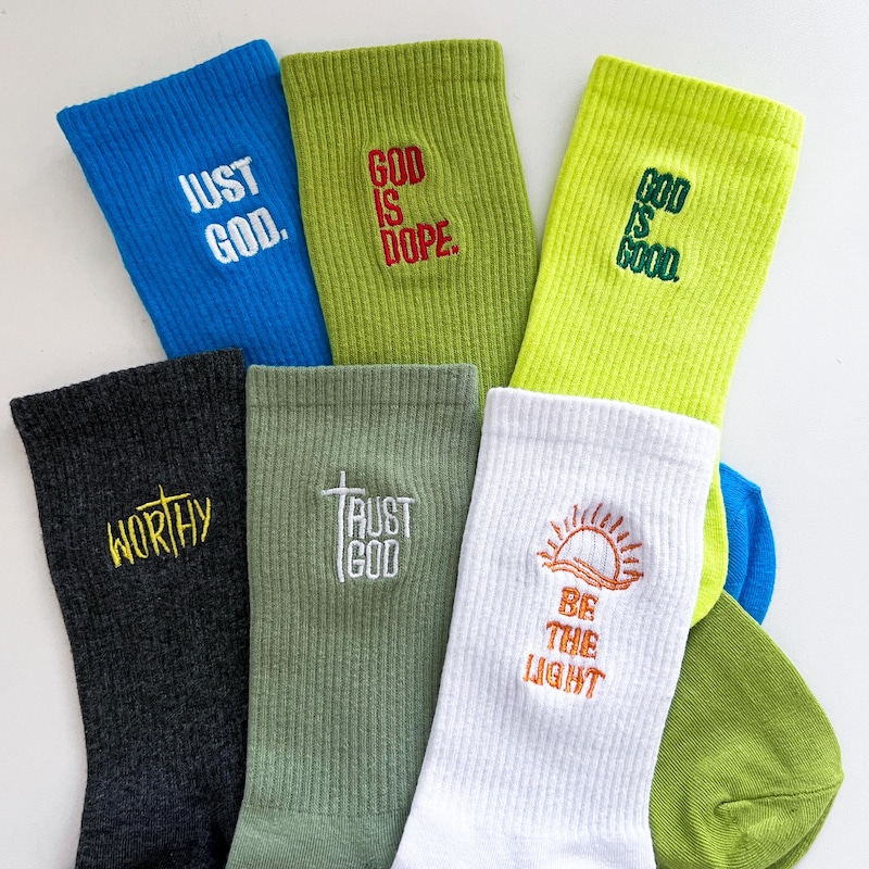 Christian Socks - Etsy