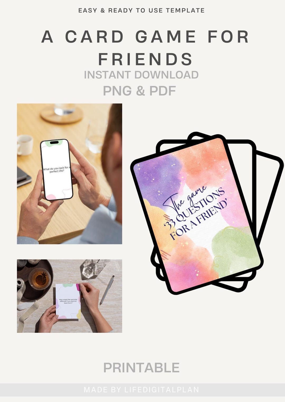 Birthday Game | Printable Game | Party Game | Instant Download | Fun ...