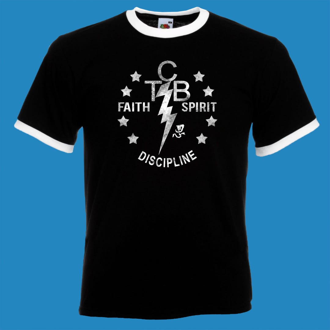 Elvis Presley TCB Faith Spirit Discipline 1970's Distressed Logo Men's ...
