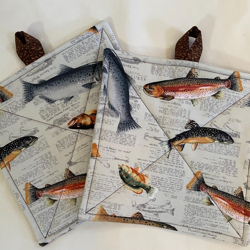 Fish Pot Holders - Etsy