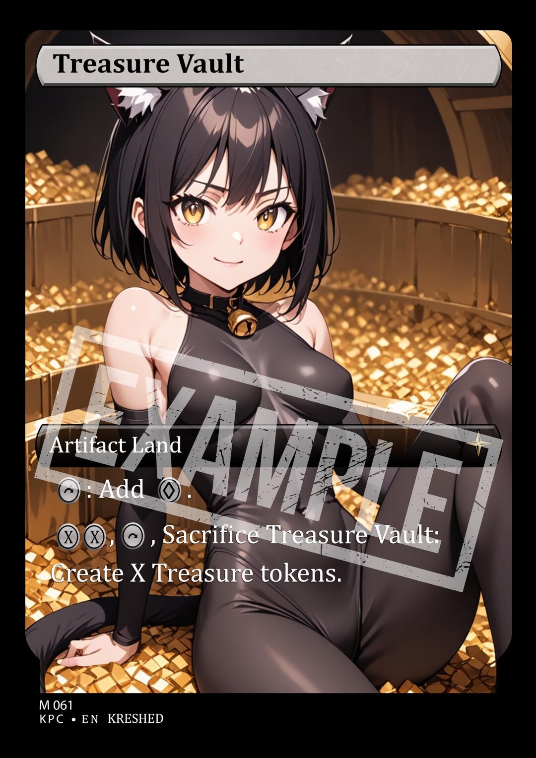 Treasure Vault - Waifu Foil Proxy - Etsy