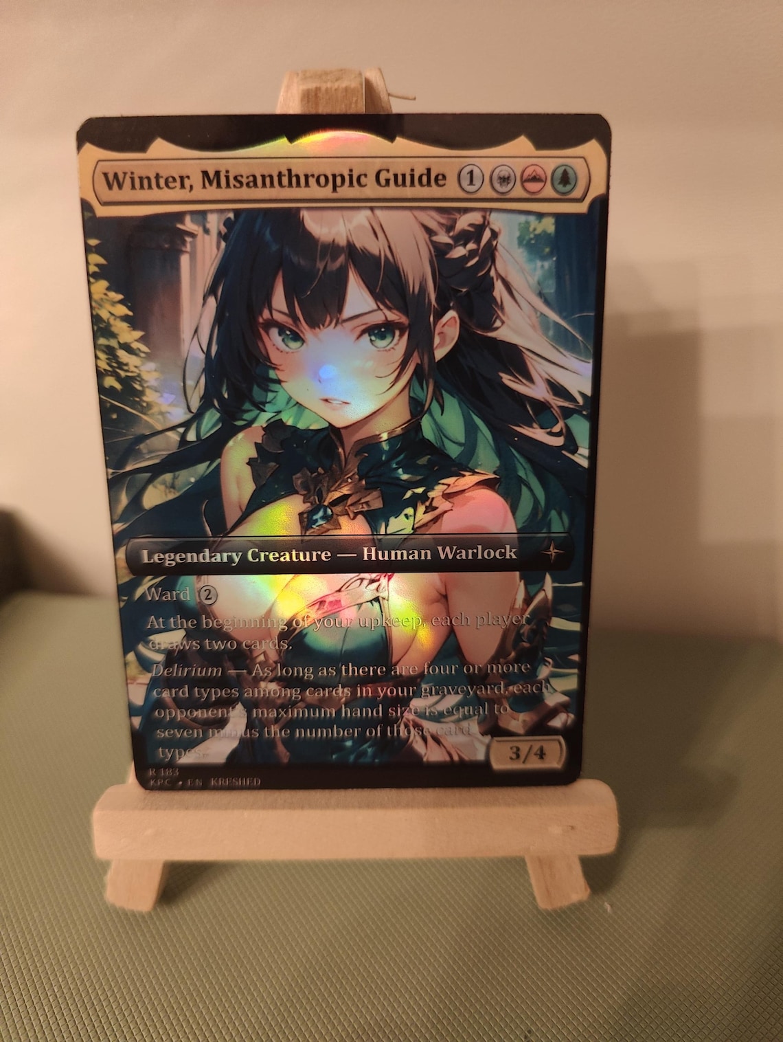Heartfire Hero Waifu MTG Foil Custom - Etsy