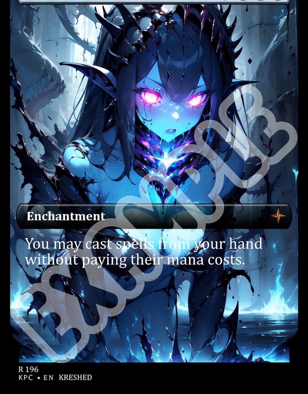 Omniscience - Waifu Foil Custom - Etsy