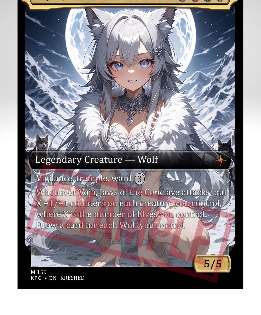 Voja, Jaws of the Conclave - Otaku Foil Custom - Etsy