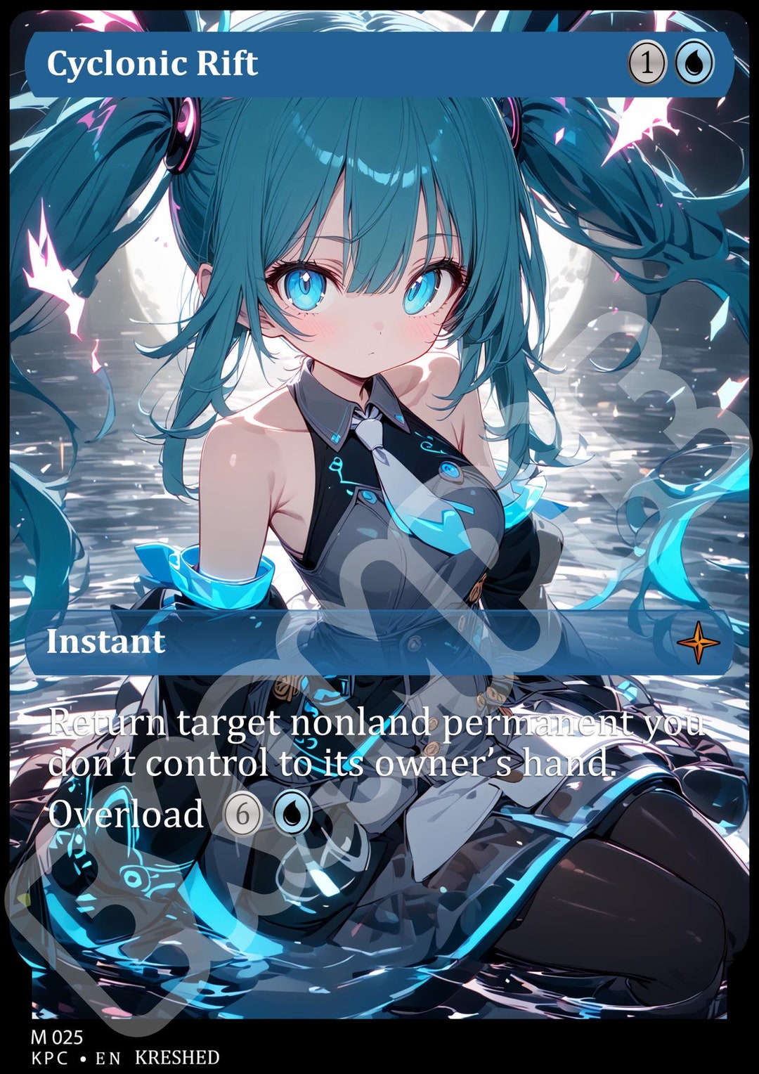 Cyclonic Rift Anime Foil Custom - Etsy