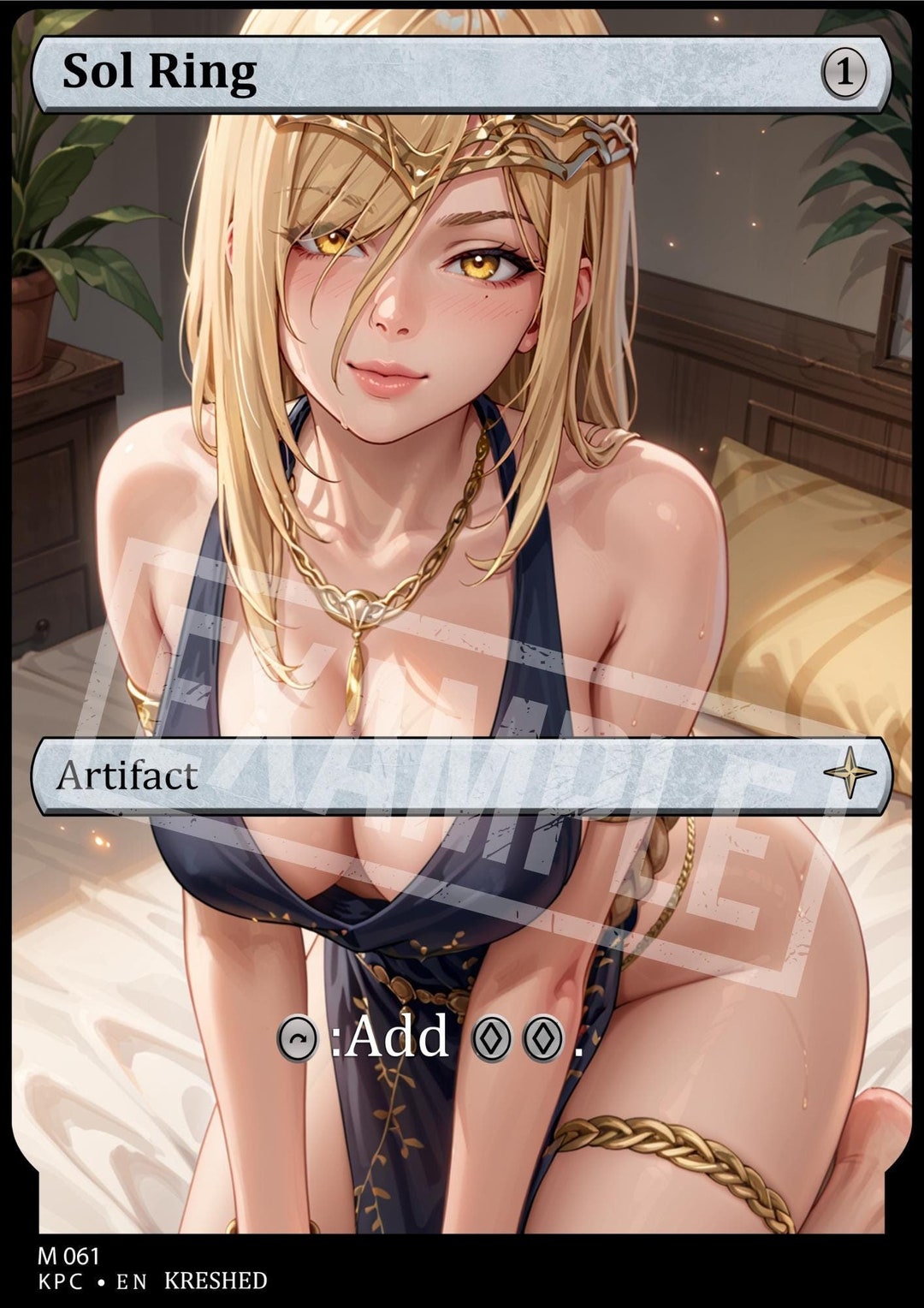 Sol Ring - Marika Waifu Foil Proxy - Etsy