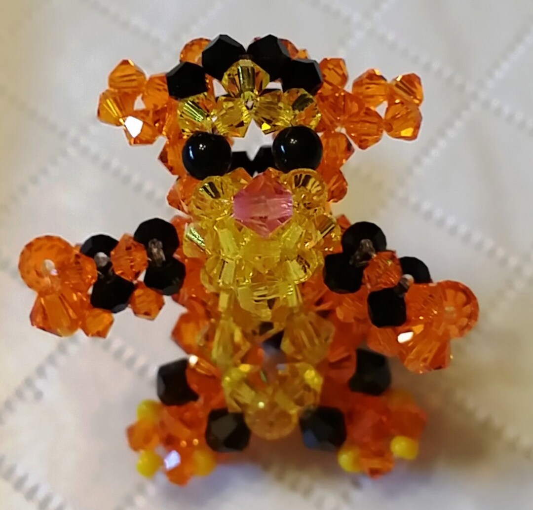 Tigger Crystal Handmade Charm - Etsy