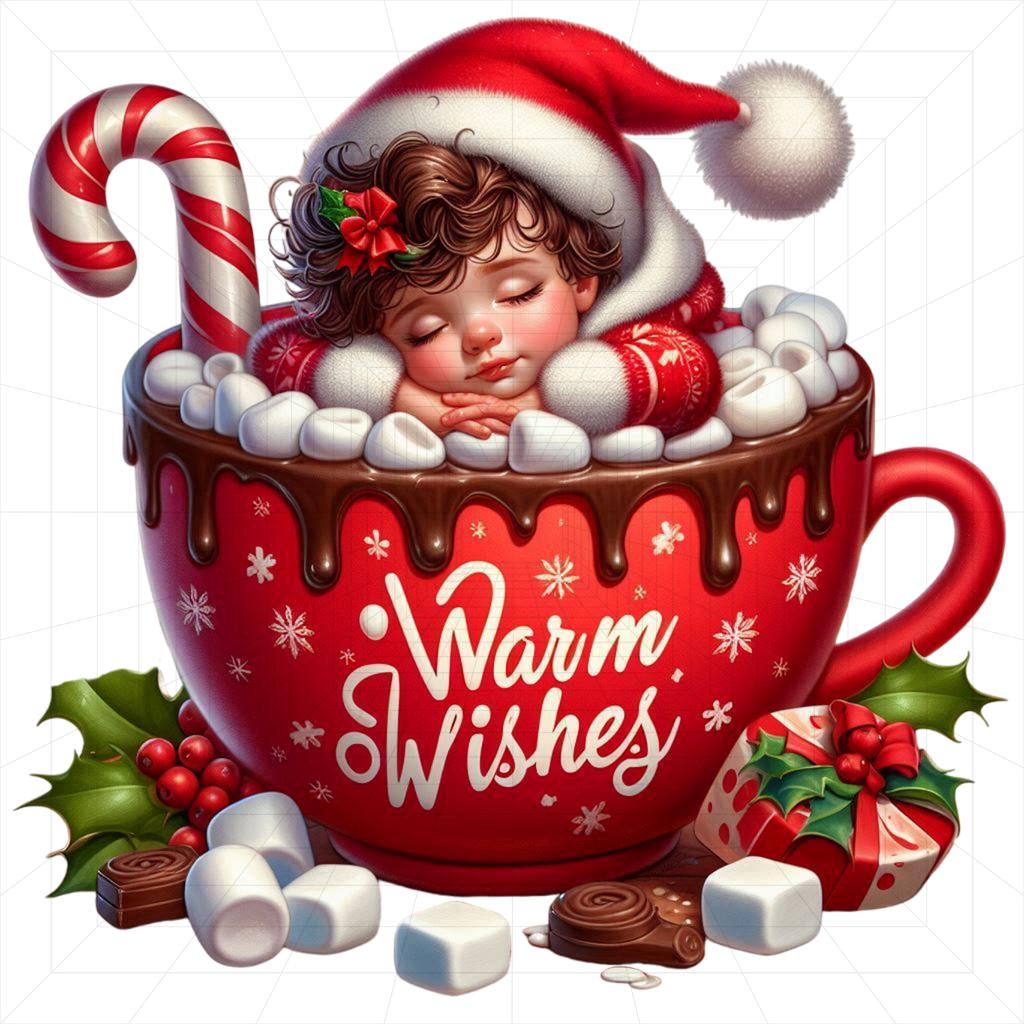 Christmas Mug Clipart, Cute Mug Clipart, Cozy Mug Clipart, Mug Clipart ...