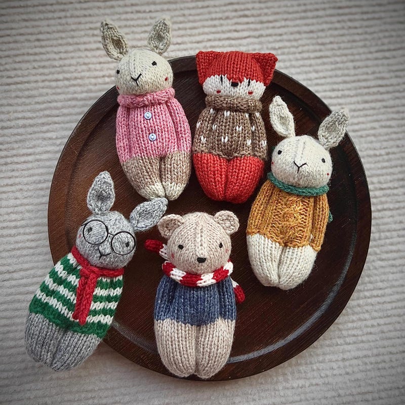 Knit Animal - Etsy