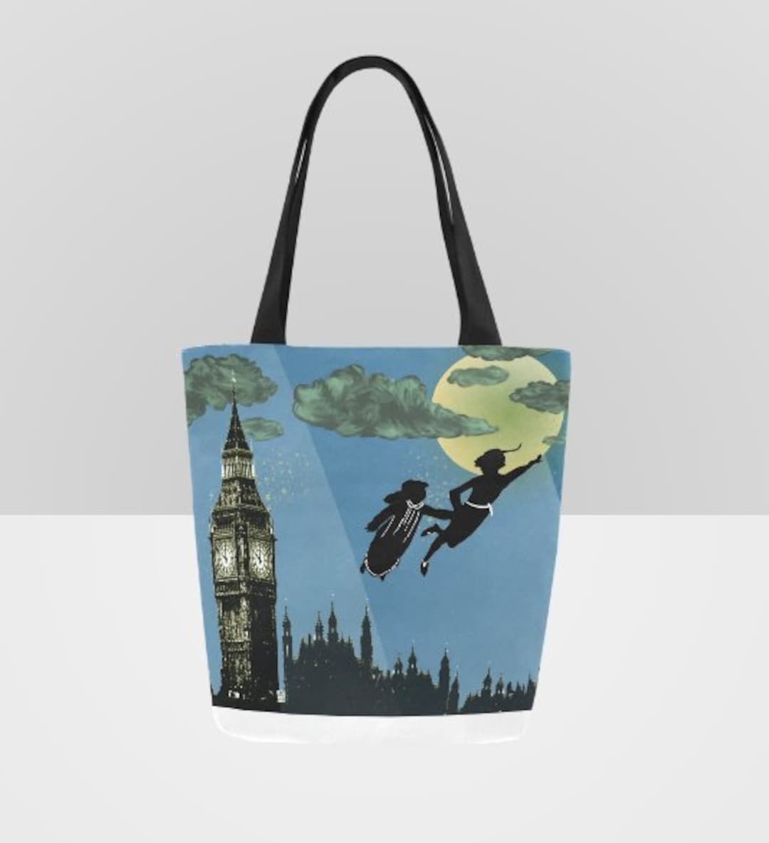 Peter Pan and Wendy Tote Bag Literary School Bag Reading - Etsy