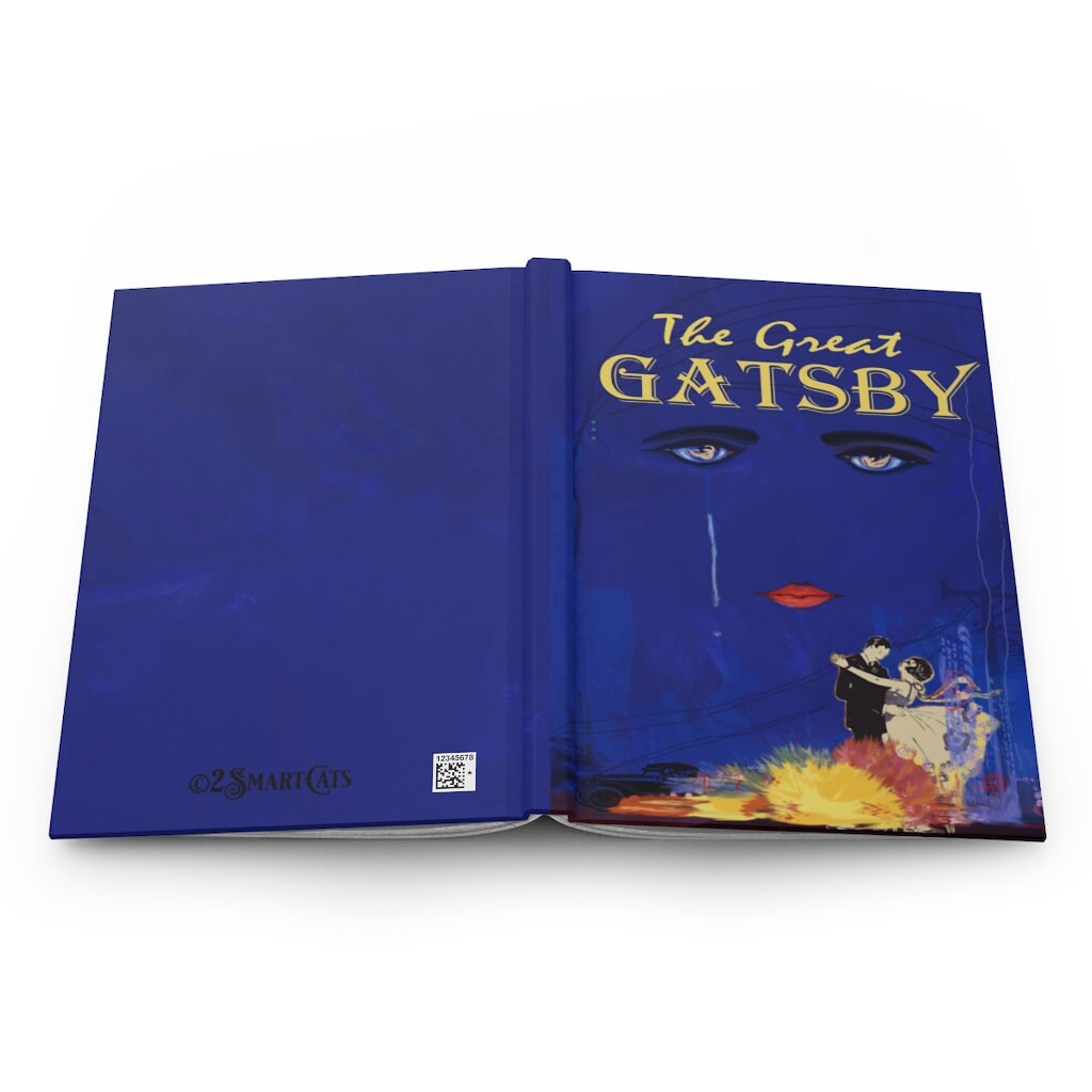 The Great Gatsby, F. Scott Fitzgerald Hardcover Journal Matte Ruled ...