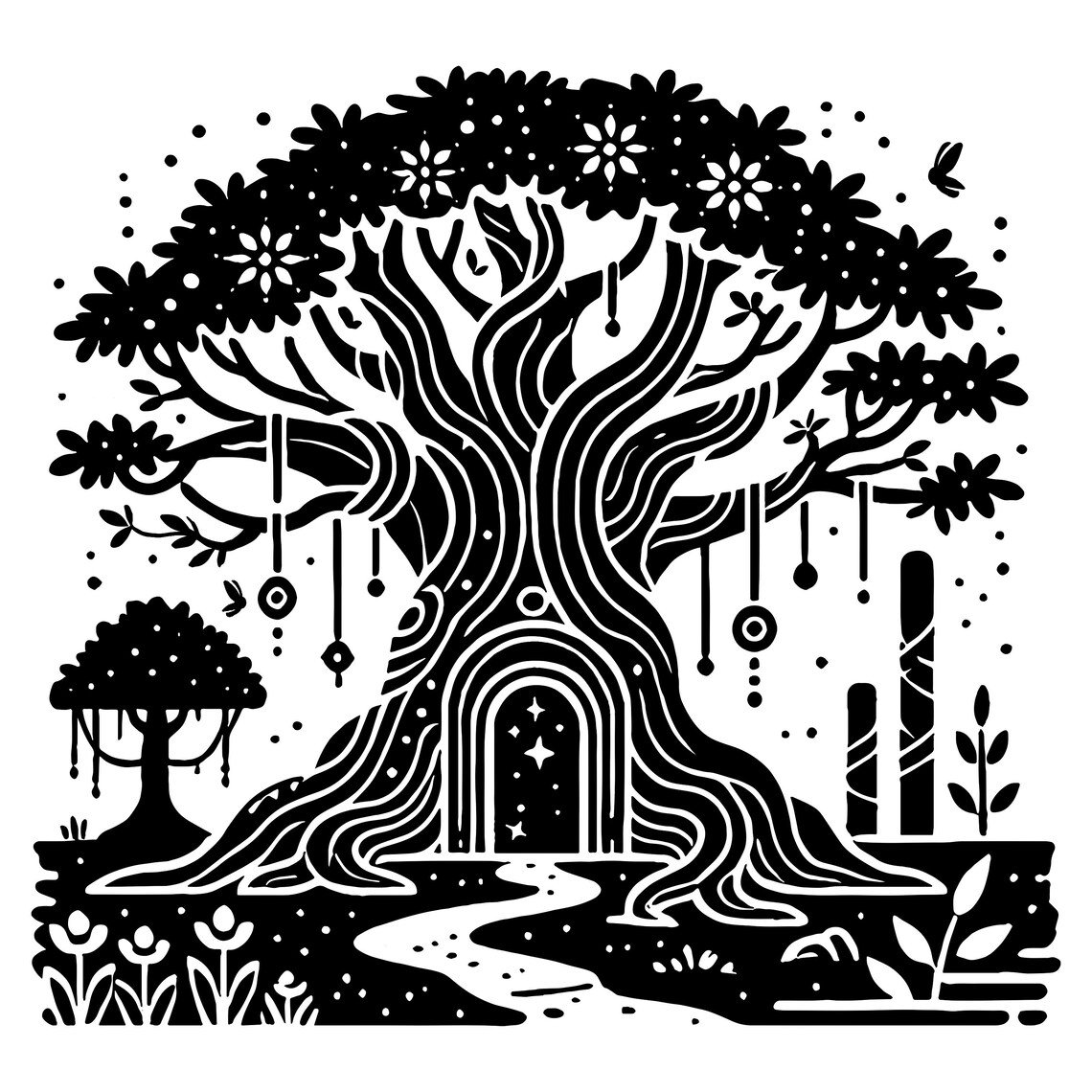 Enchanted Tree SVG File - Etsy