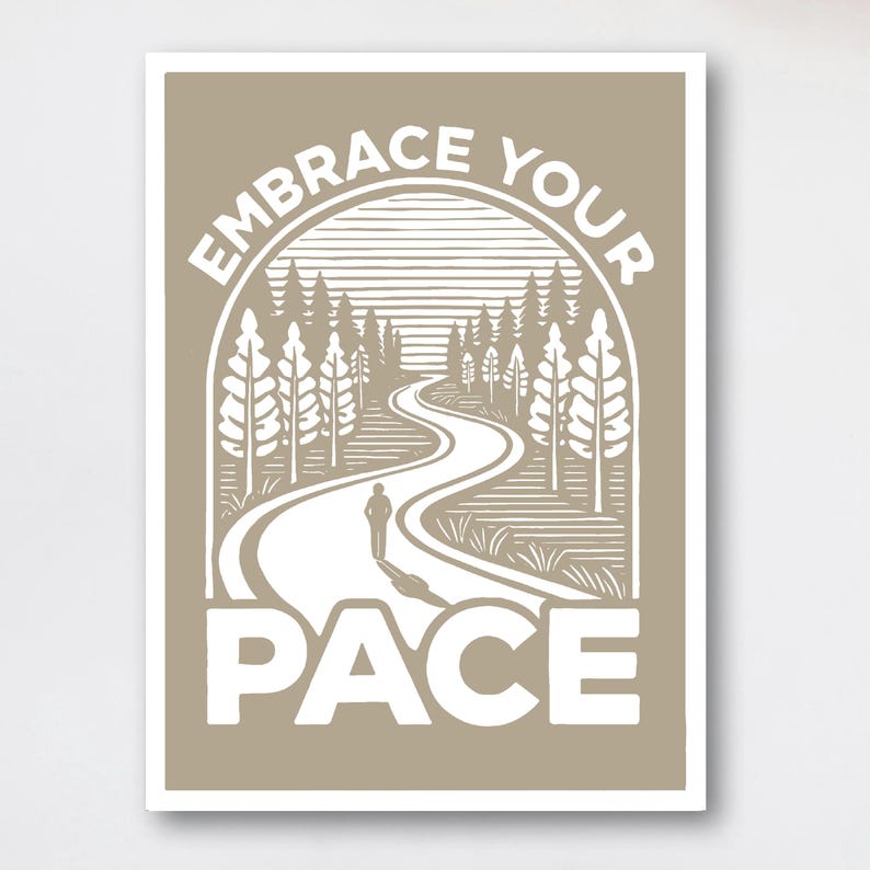 Embrace Your Pace SVG File Mental Health Awareness Design - Etsy