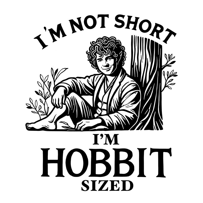 Hobbit Sized Lord of the Rings SVG File - Etsy