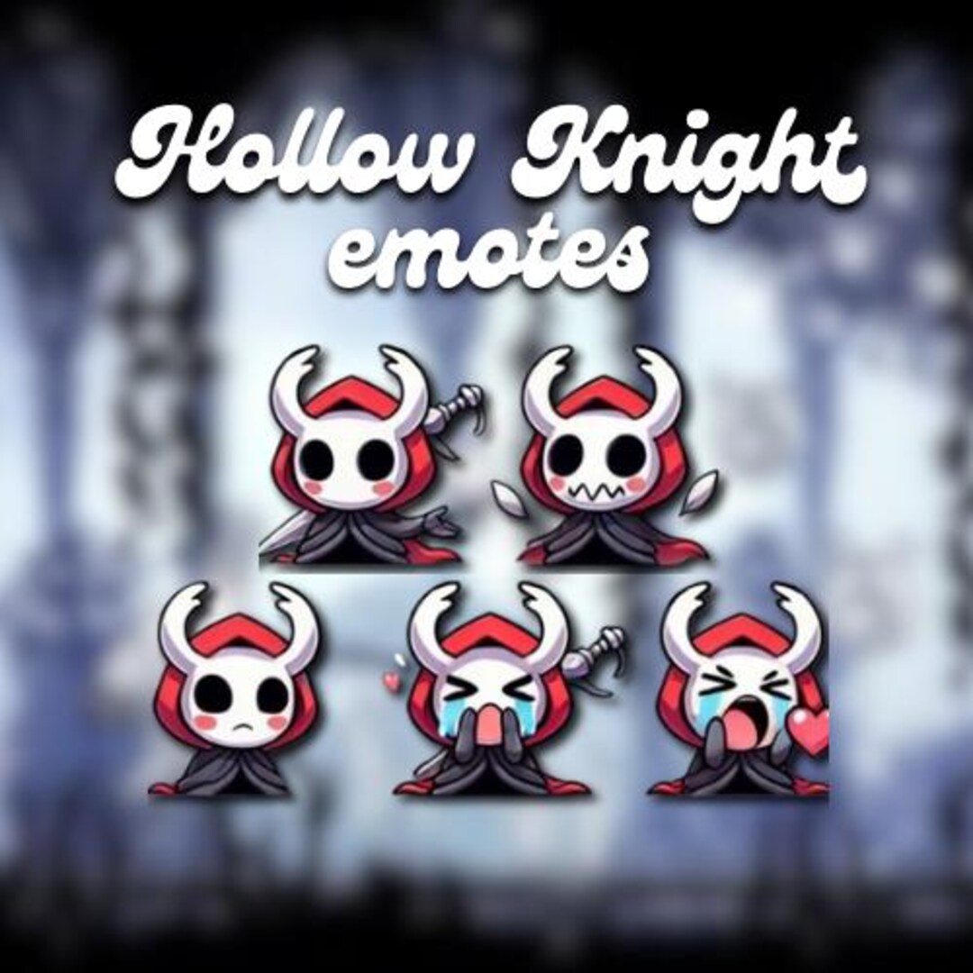 Hollow Knight Emotes RED HOOD twitch/discord Chibi Instant Download - Etsy