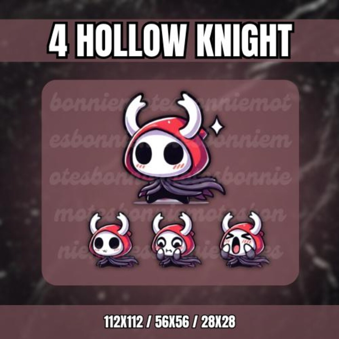 Hollow Knight Emotes RED HOOD EDITION (twitch/discord) | Instant ...