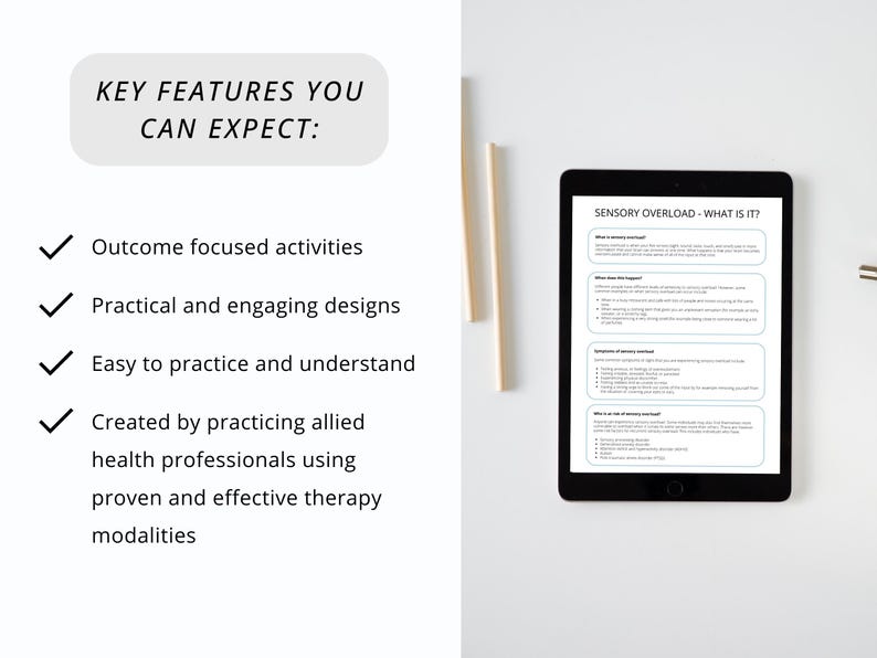 Deep Pressure Therapy Worksheets for Therapist or Counsellor Assisting ...
