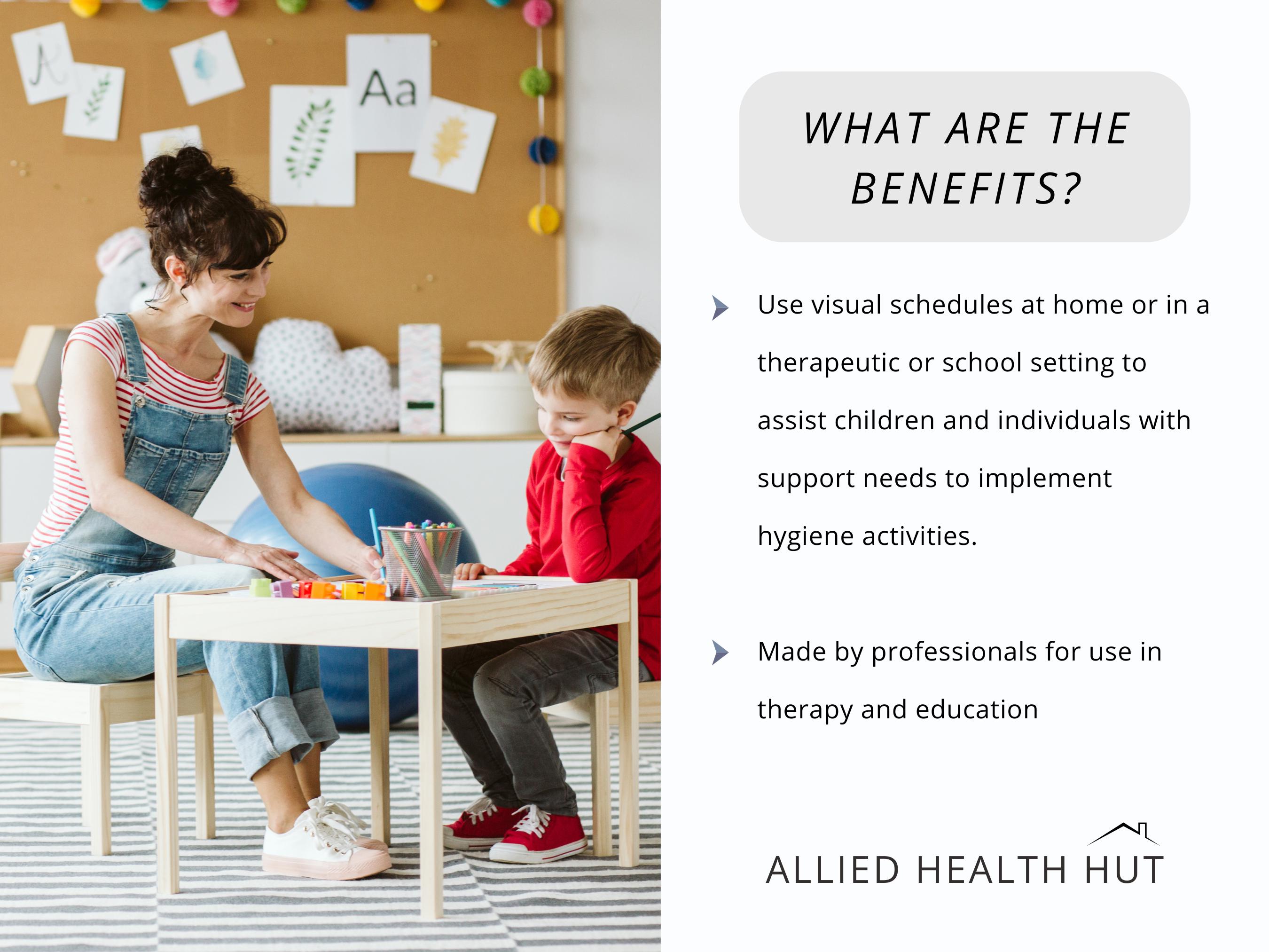 Visual Schedules and Visual Learning Cards for Parents, Teachers and ...