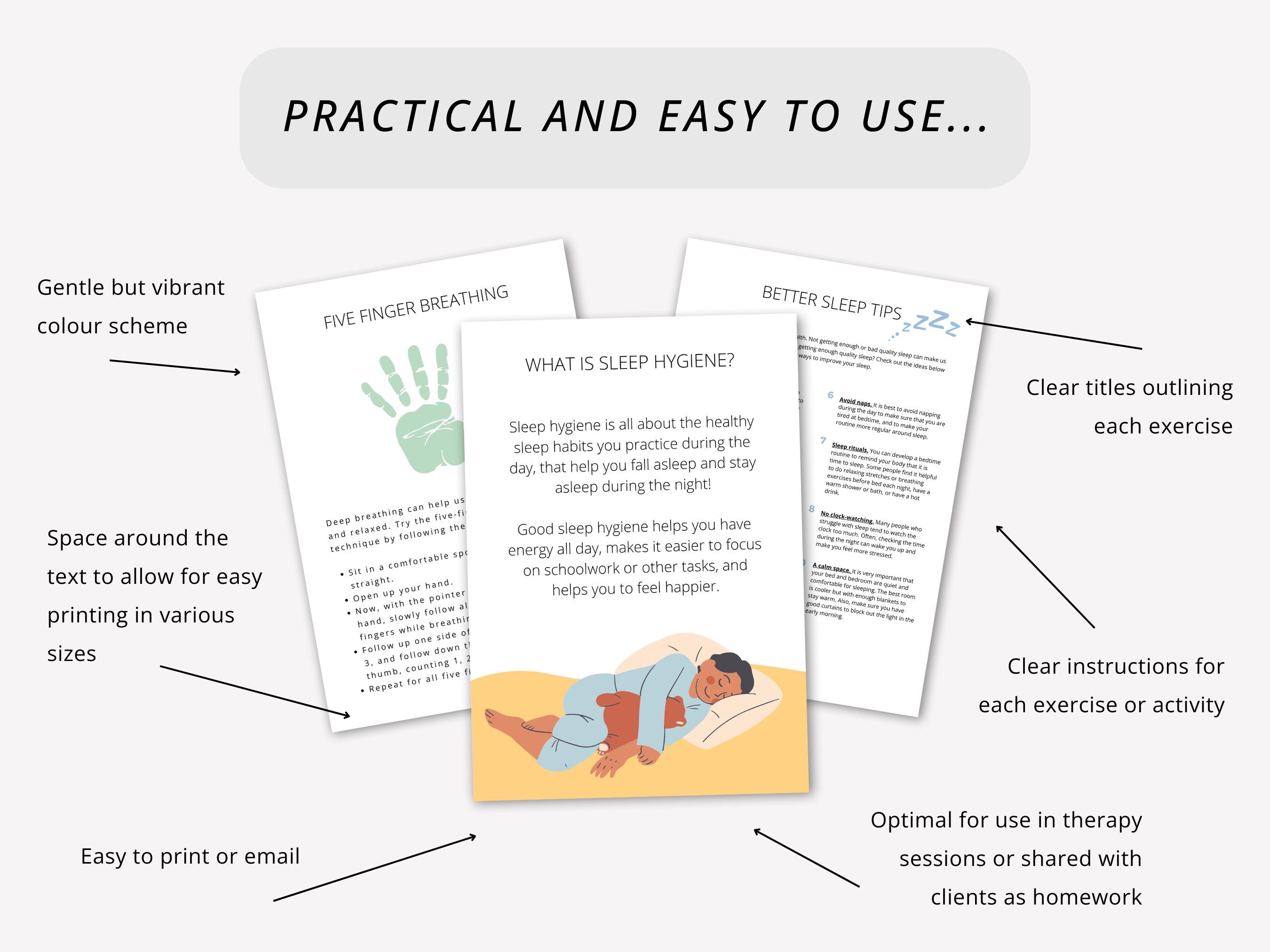 Sleep Hygiene Exercises and Activities for Kids, Support Children With ...