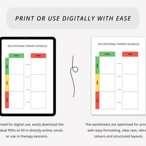 Occupational Therapy Visual Schedules and Cards for OT Assisting ...