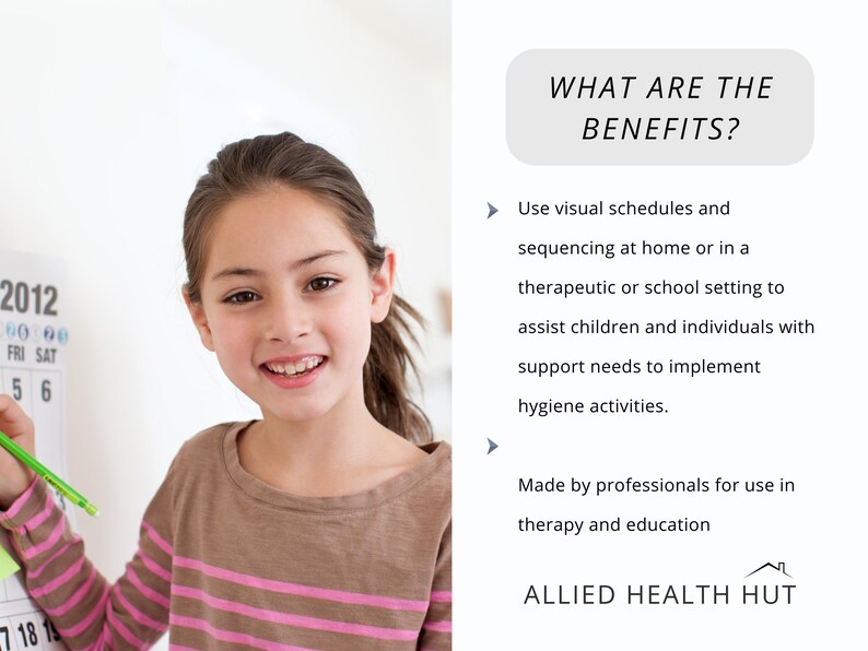 Shower Sequence and Personal Hygiene Cards for Allied Health ...