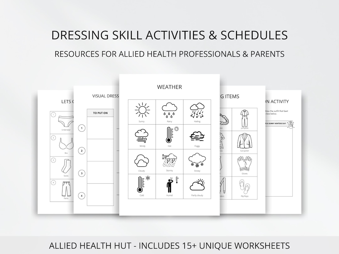 Activities of Daily Living Picture Cards for Visual Schedules and ...