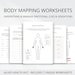 Emotional Regulation and Body Mapping Worksheets for Interoception, the ...