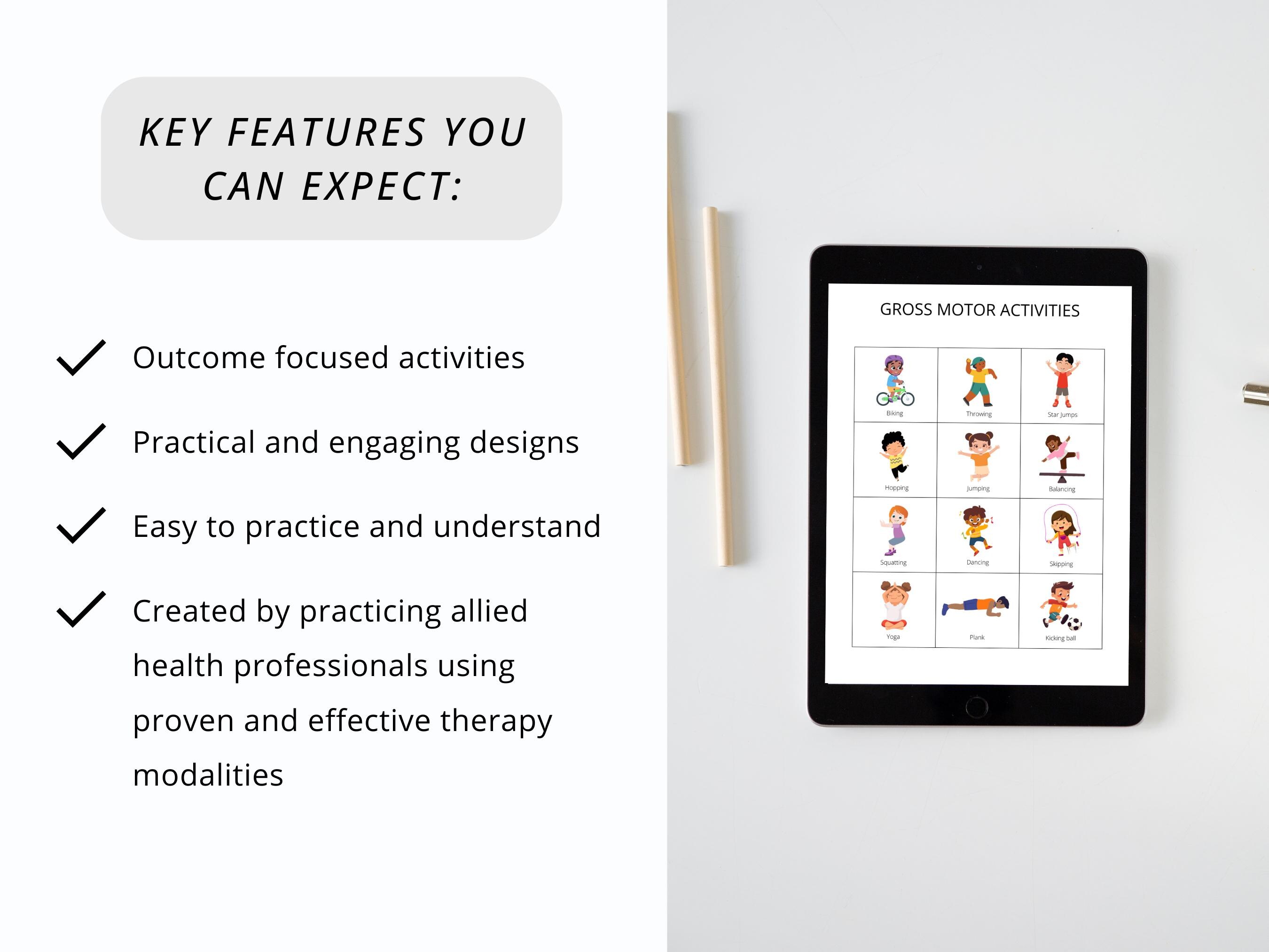 Physiotherapy Visual Schedule for Assisting Children or Disability ...