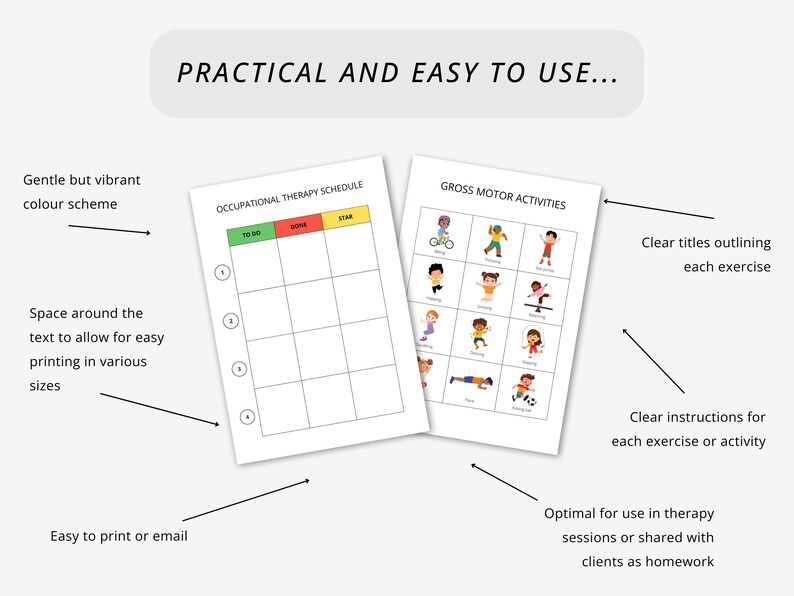 Occupational Therapy Visual Schedules and Cards for OT Assisting ...