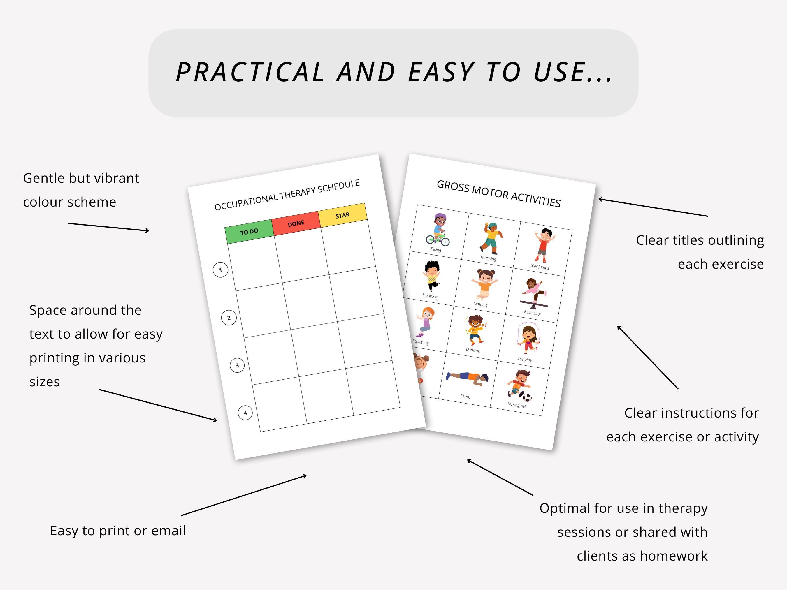 Occupational Therapy Visual Schedules and Cards for OT Assisting ...
