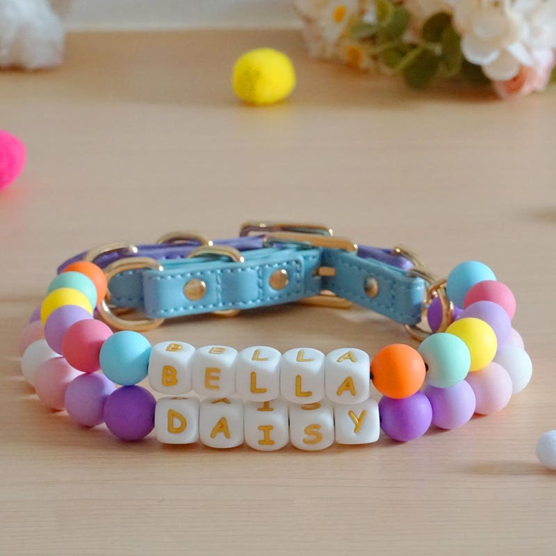 Beaded Dog Collar - Etsy