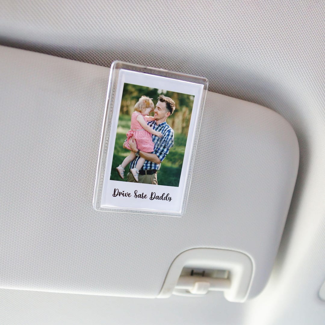 Polaroid Photo for Car | Photo Car Visor Clip | Personalized Photo Car ...
