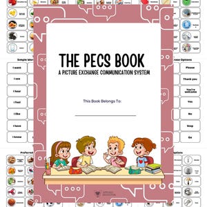 The PECS Book, A Picture Exchange Communication System - Etsy