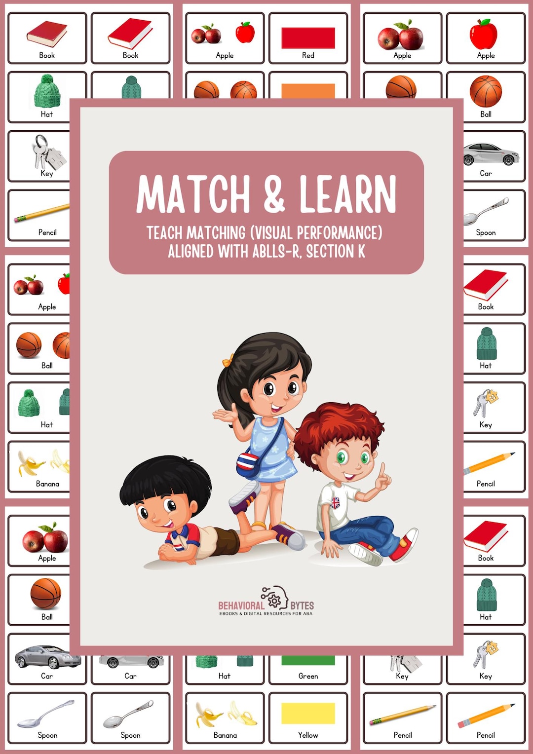 Match & Learn (aligned With ABLLS - R, Section K) - Etsy