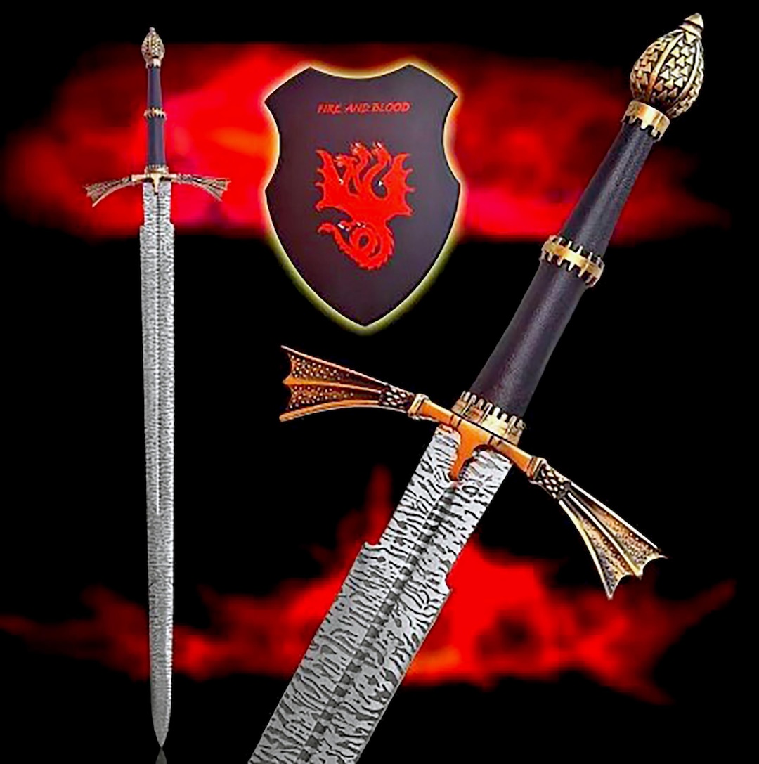 Handmade Medieval Fantasy Sword Custom Gift for Men, Halloween Gift ...