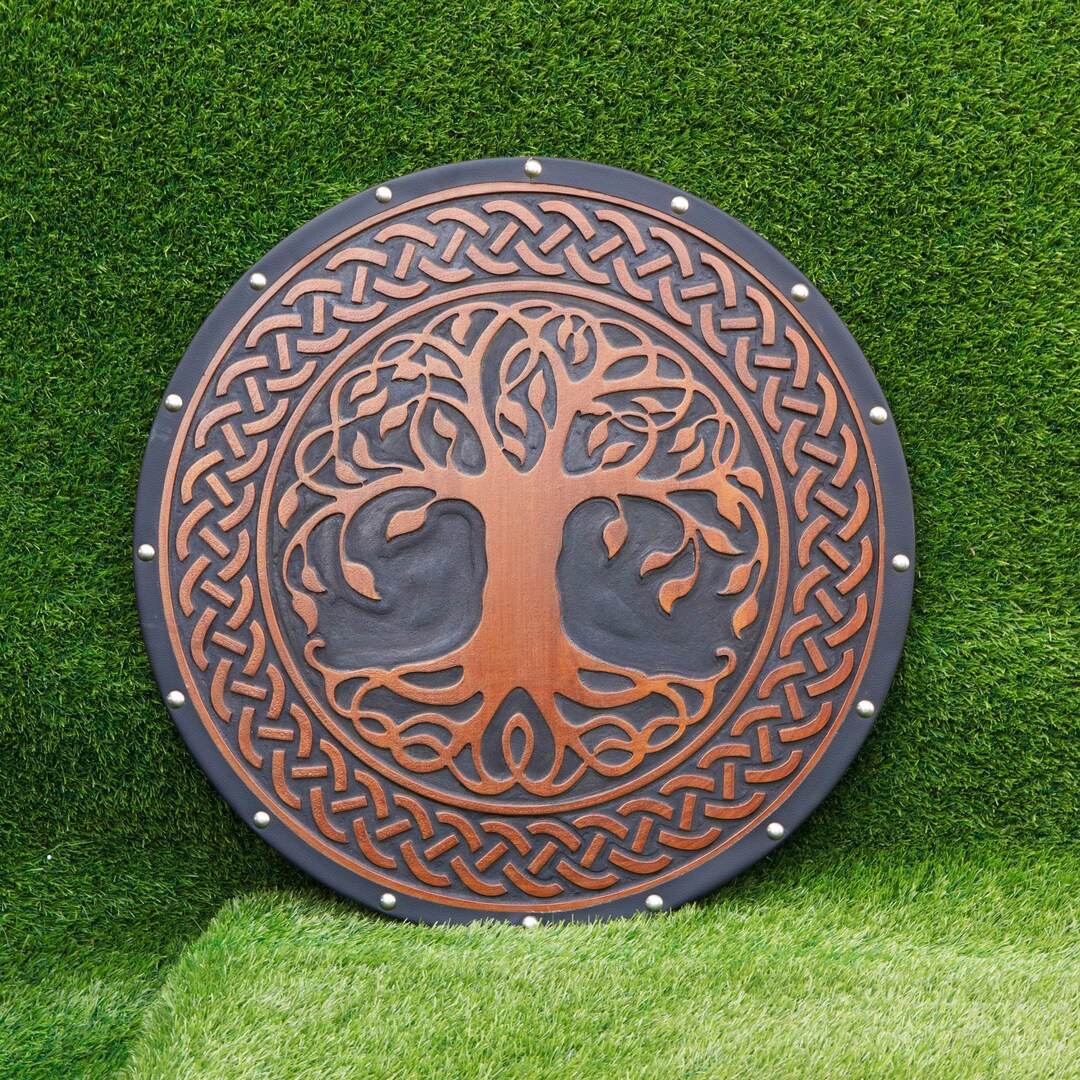 Wall Decor Medieval Viking Shield, Halloween Costume, Wooden Viking ...