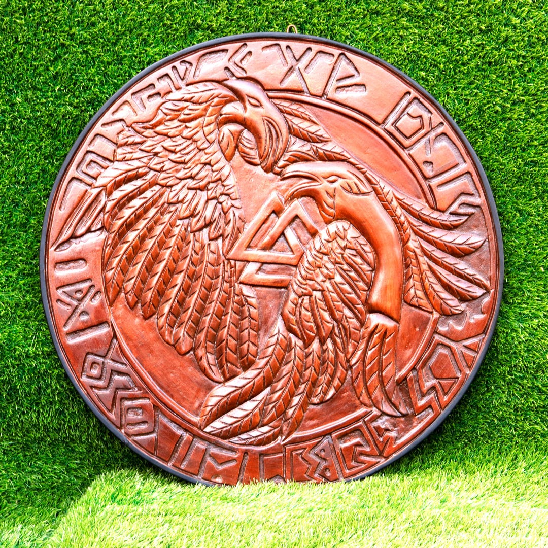 Wall Decor Medieval Viking Shield, Halloween Costume, Wooden Viking ...